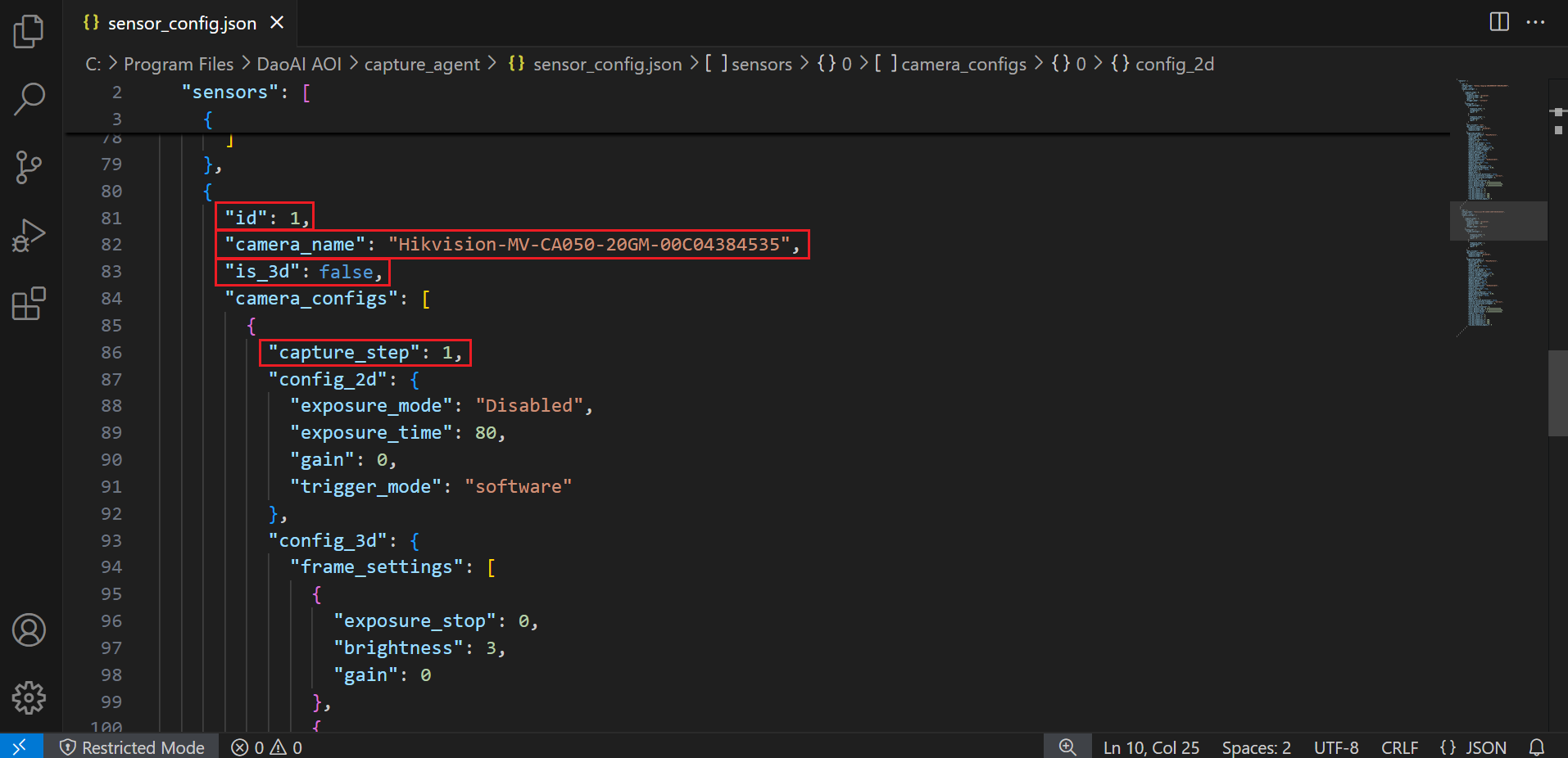 连接多个相机 — DaoAI AOI User Manual 2024.8 documentation